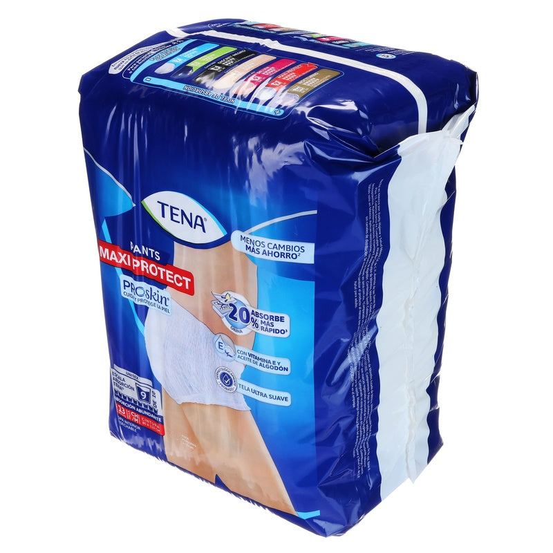 Calzon Tena Pants Maxipro Chico/Mediano Con 13 Piezas