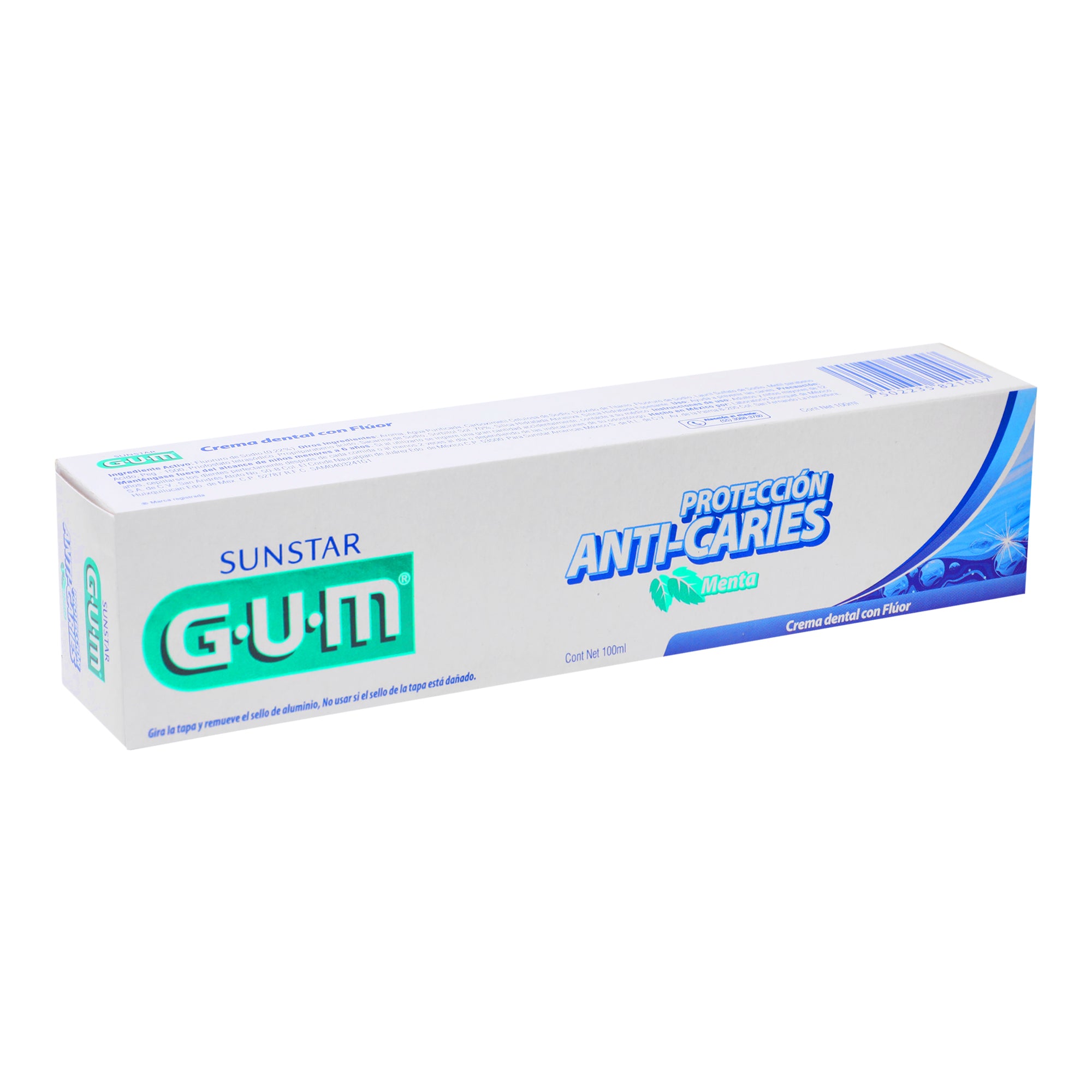 Crema Dental Gum Ant-Caries Menta 100 Ml