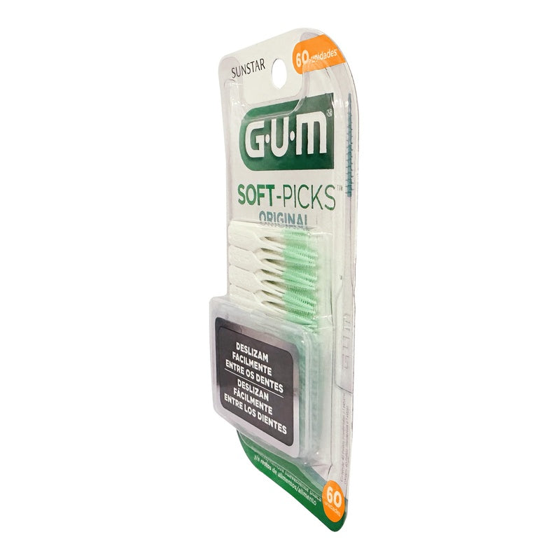 Palillos Gum Soft-Picks Original Con 60 Piezas