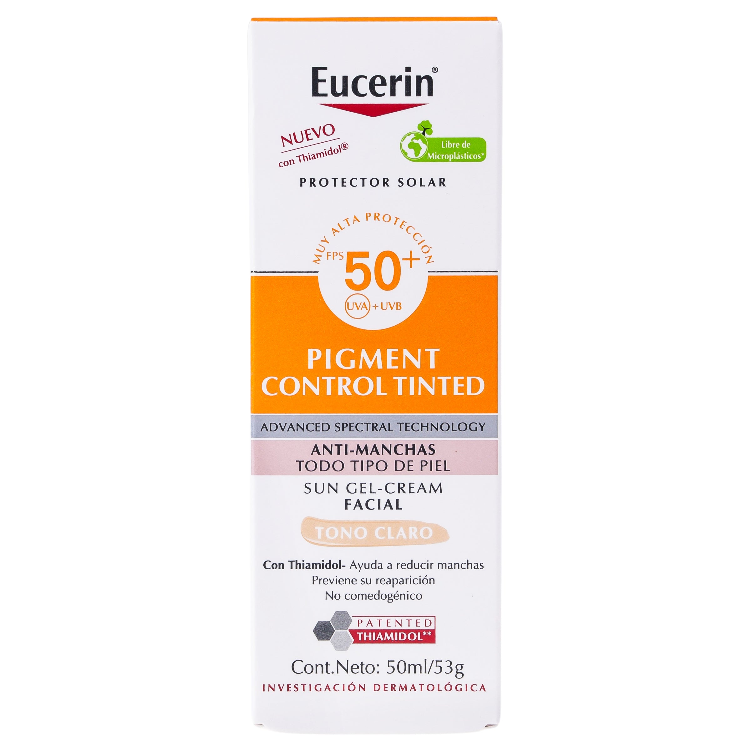Bloqueador Eucerin Tono Claro Fps 50+ 50 Ml