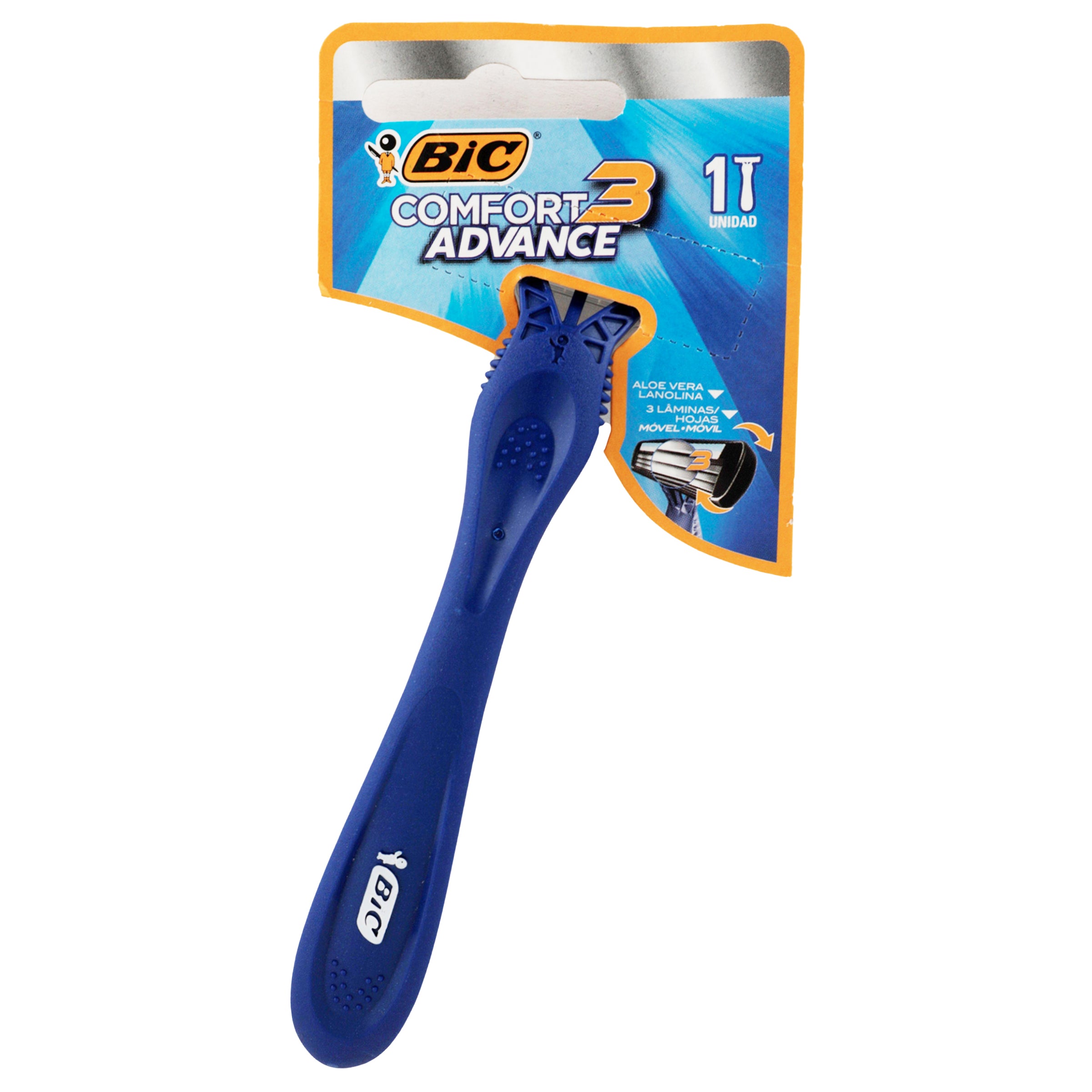 Rastrillo Bic Comfort-3 Cabeza Movil Pieza