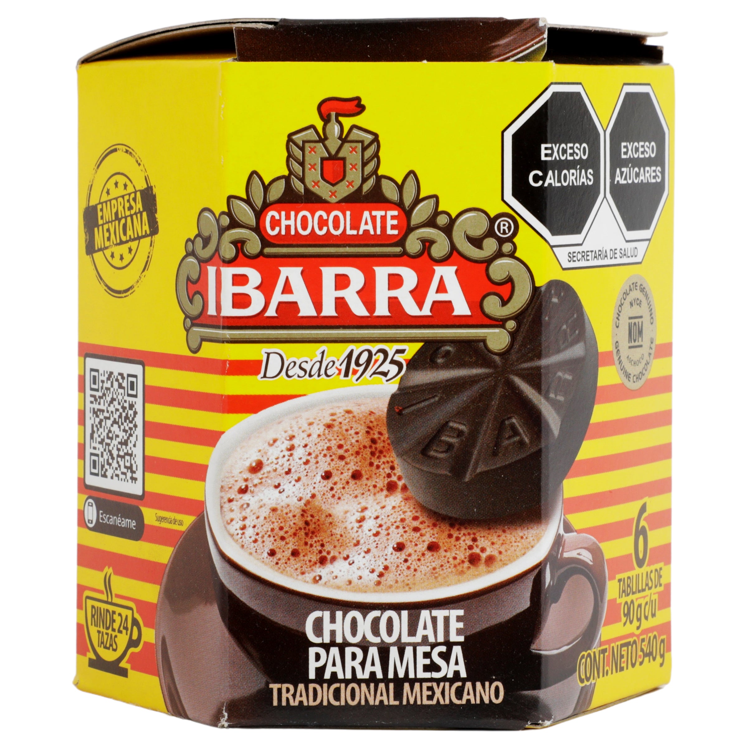 Chocolate Ibarra 540 G C/ 6 Tablillas