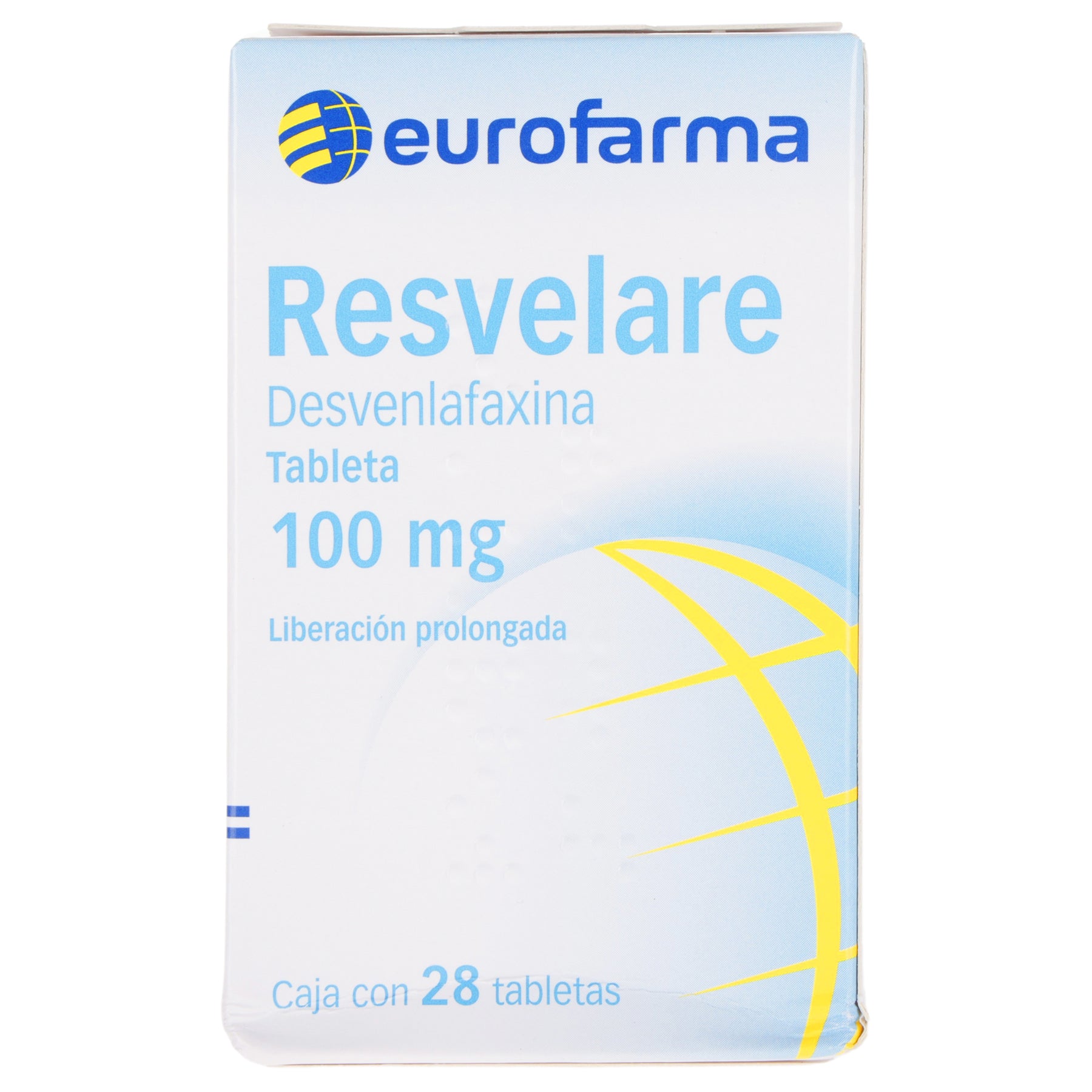 Resvelare 100 Mg Con 28 Tabletas Liberacion Prolongada