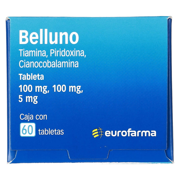 Belluno 100/100/5 Mg Con 60 Tabletas