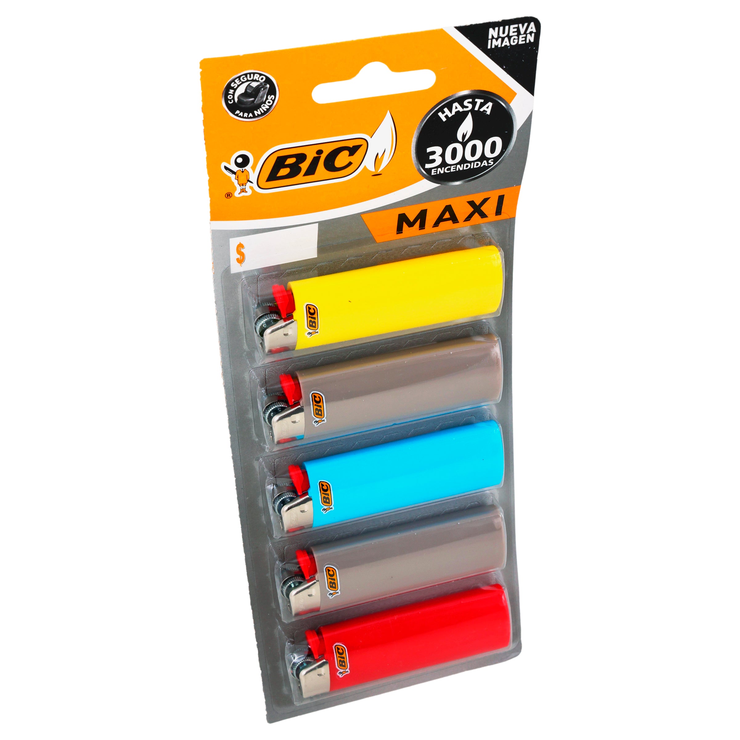 Encendedor Bic Maxi Con 15 Piezas