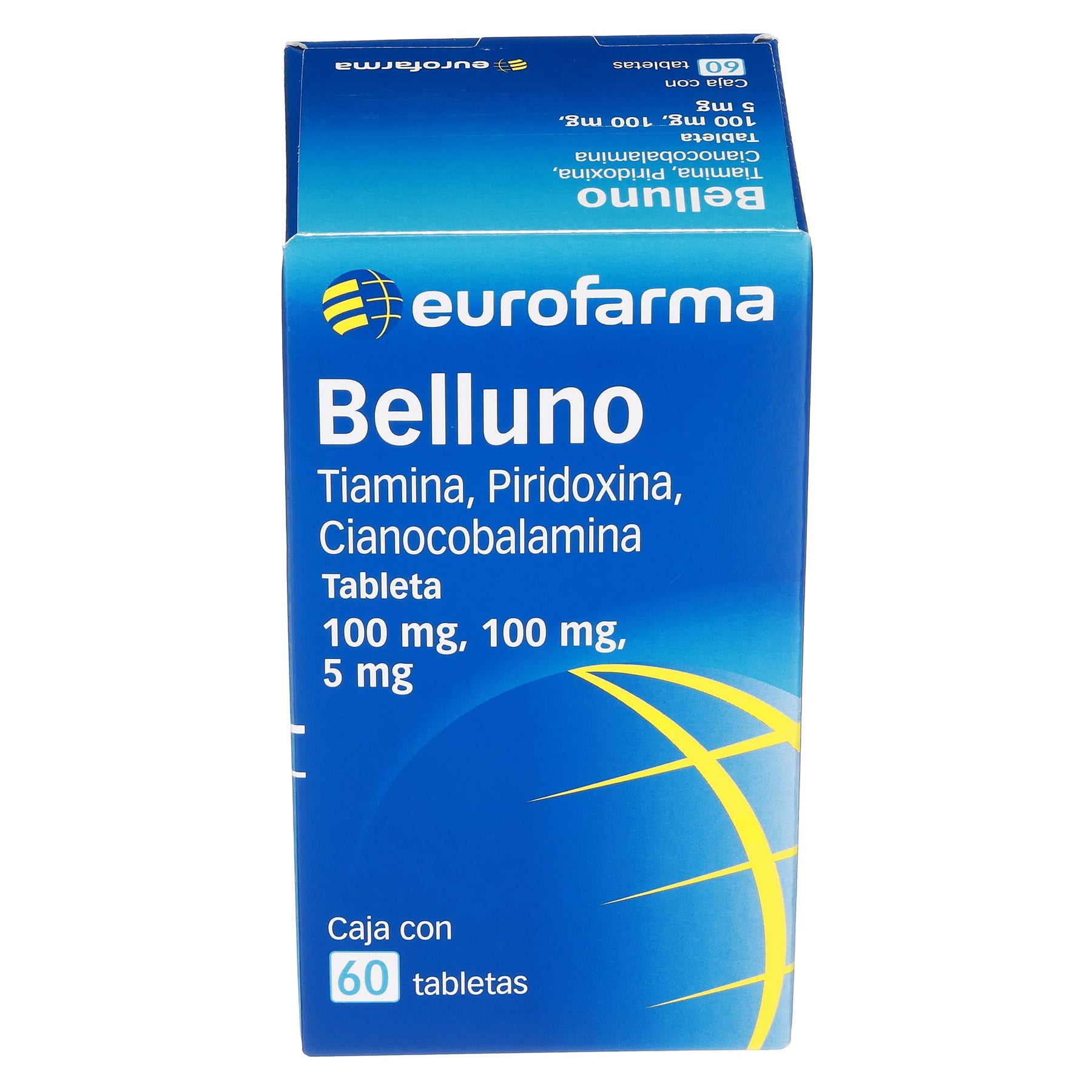 Belluno 100/100/5 Mg Con 60 Tabletas