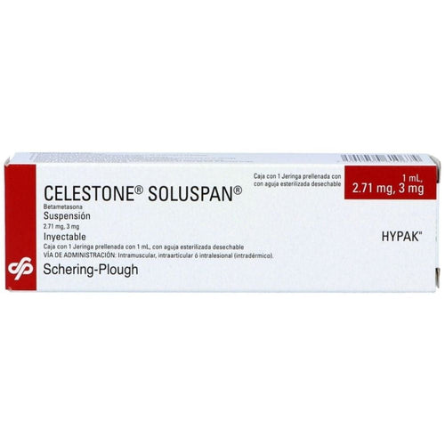 Celestone 3 Mg Solucion Span Jeringa Prellenada Con 1 Ml